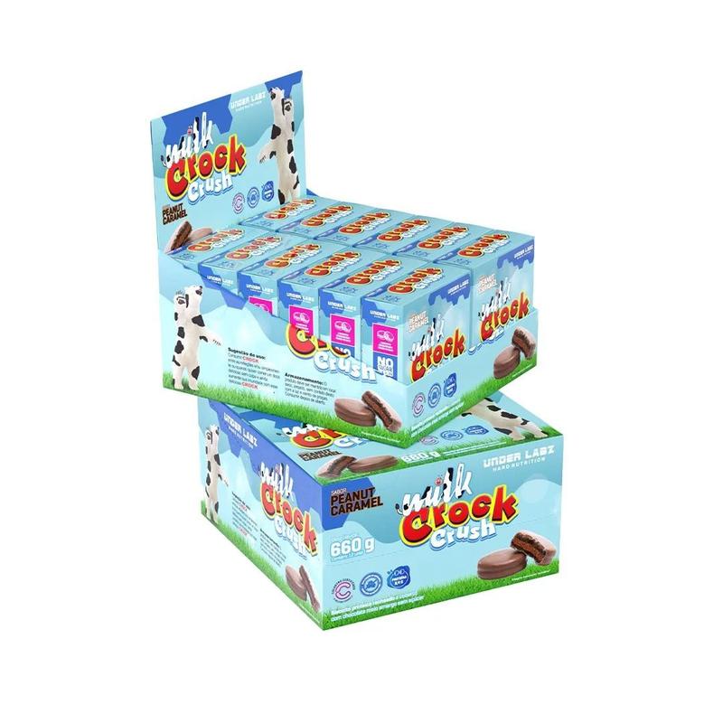 Milk Crock Crush com Whey 12 un de 55g cada - Under Labz - Under Labz ...