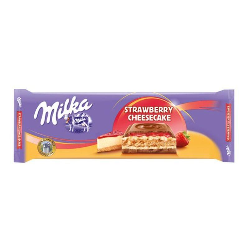 Milka strawberry cheesecake 300g - Bombom - Magazine Luiza