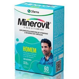 Minerovit Homem Vitaminas e Minerais 60 Capsulas Cifarma ...