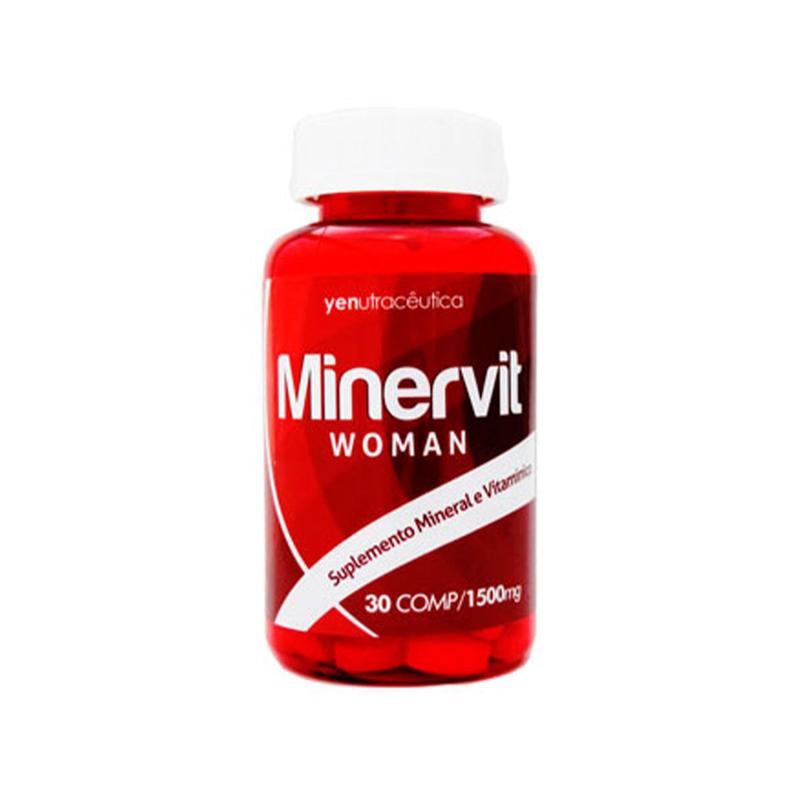 Minervit Woman cabelos+pele+unha 30 cápsulas Yenutracêutica - Yen ...