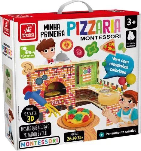 Minha Primeira Pizza Montessori - Brincadeira de Criança - Brinquedos ...