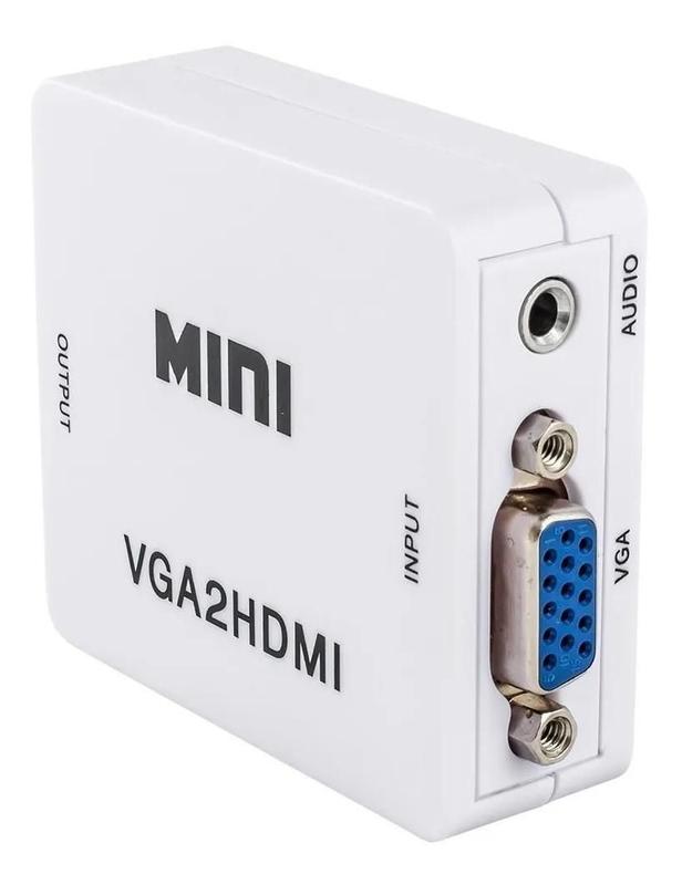 Mini Adaptador Conversor Vga Para Hdmi - Mini Conversor - Adaptadores ...
