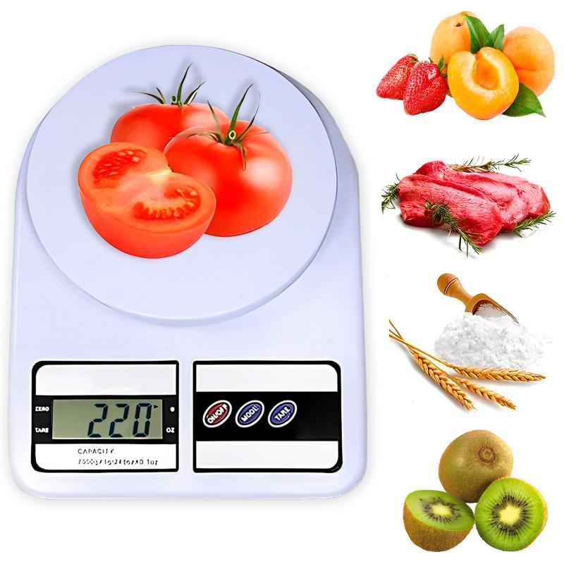 Mini Balança Digital De Comida Pesar Alimento 10Kg - FullFC - Balança ...