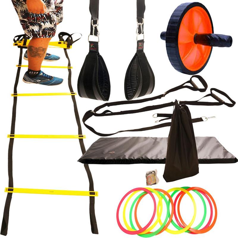 Mini Bambole Para Ginastica + Colchonete Exercícios Academia Kit Treino ...