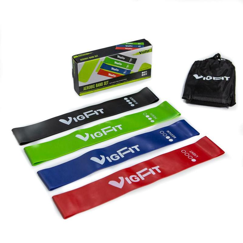 Mini Band Kit 4 Intensidades - Vigfit Sports - Mini Band - Magazine Luiza