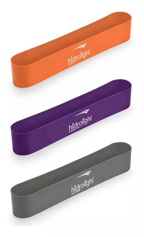 Mini Band Kit Com 3 Faixas Elasticas Hidrolight - Mini Band - Magazine ...