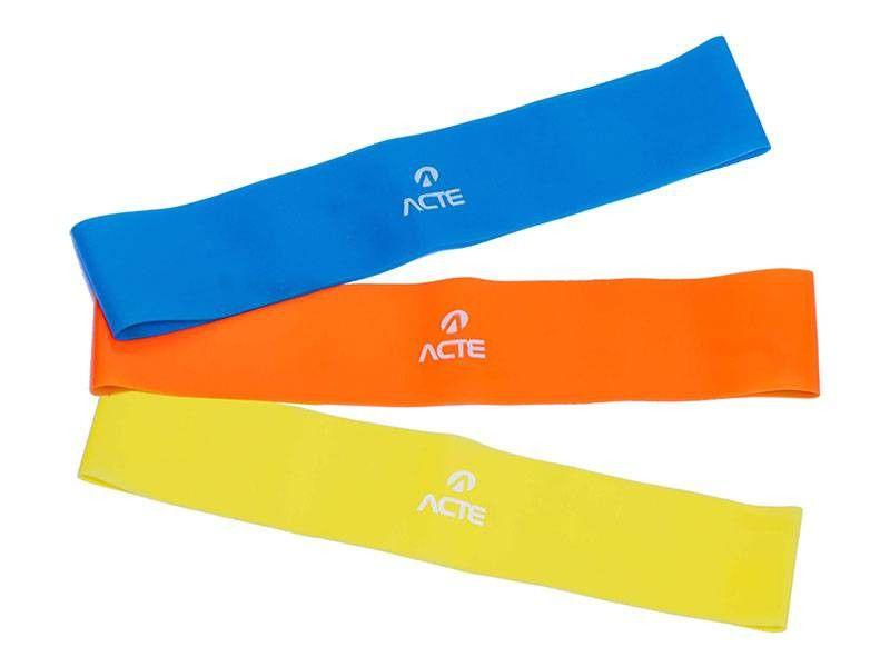 Mini Bands 3 Níveis de Resistências - Acte Sports - Mini Band ...