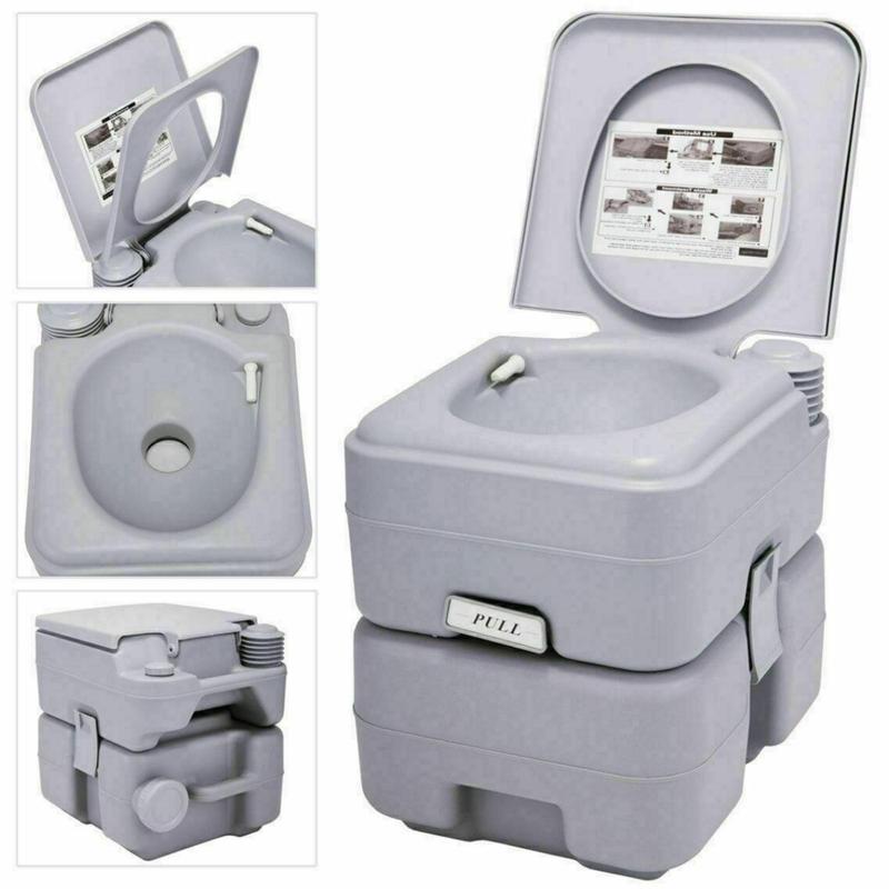 Mini Banheiro Químico Vaso Sanitário 20 Litros Lancha Pesca Camping ...