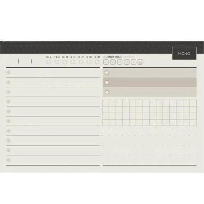 Mini Bloco Planner Permanente Flex 80 FLS Mono - Jandaia - Planner ...