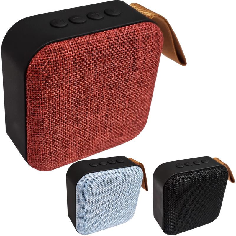 Mini Caixinha de Som Quadrada Portátil Bluetooth Usb Mp3 Sd Rádio Fm AL ...