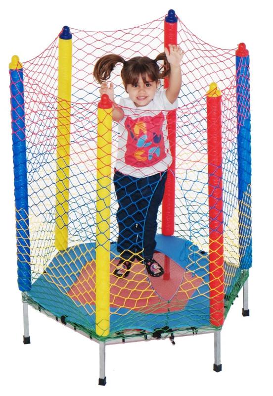 Mini Cama Elástica Kids 1m De Diâmetro - - LACUCA BRINQUEDOS - Cama Elástica - Magazine Luiza