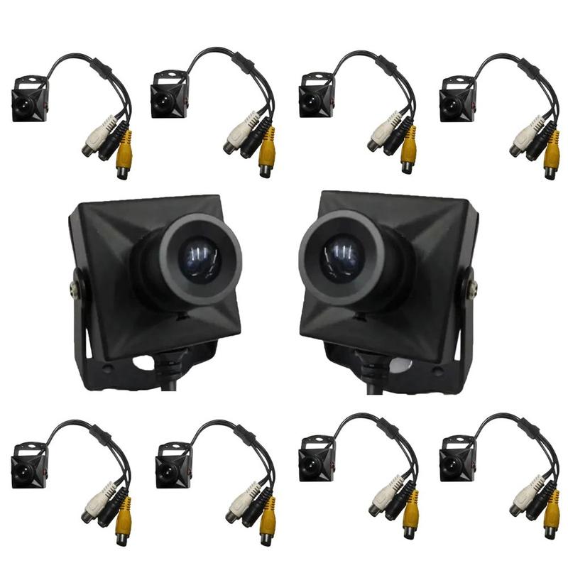 Mini Camera CCD CMOS CCTV Kit 10 Und preto e Branco Casa Segurança ...