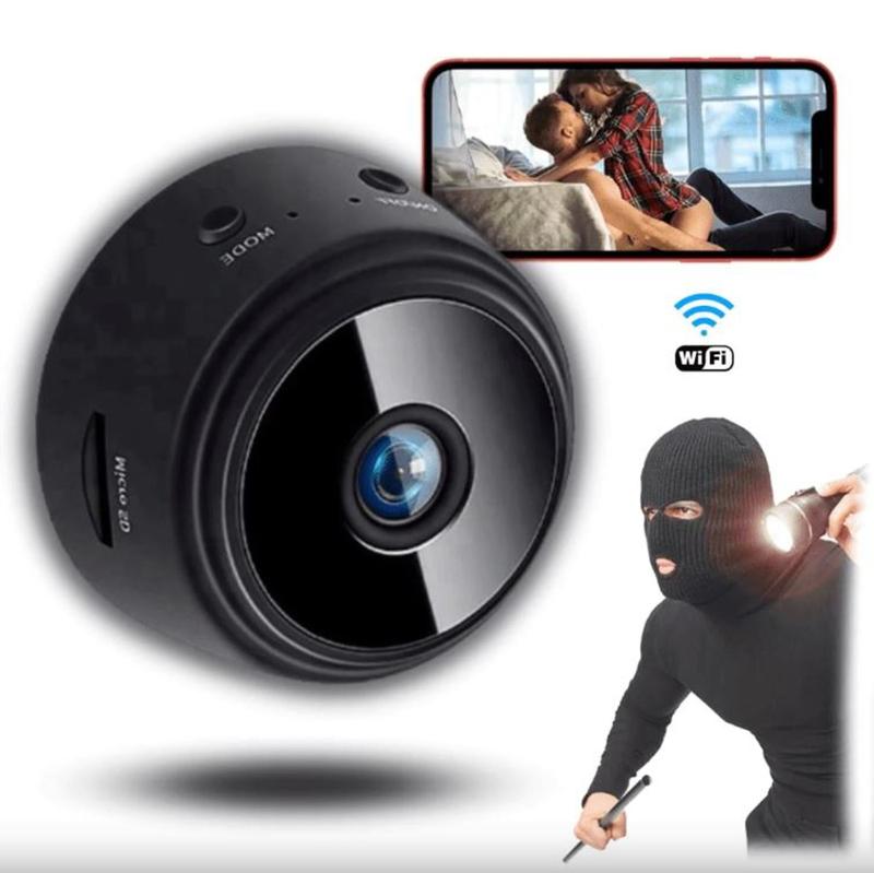 Mini Câmera Espiã Wifi Sensor Movimento Noturna Segurança - A9 - Câmera ...