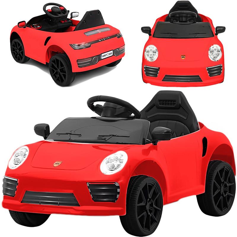Mini Carro Elétrico Infantil Porsche 12v Controle Vermelho - Bang Toys ...