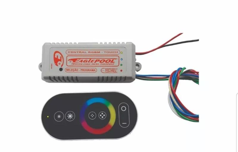 Mini Central Comando TOUCH Eaglepool LED Piscina 72w RGBM - Luminária para Piscina - Magazine Luiza