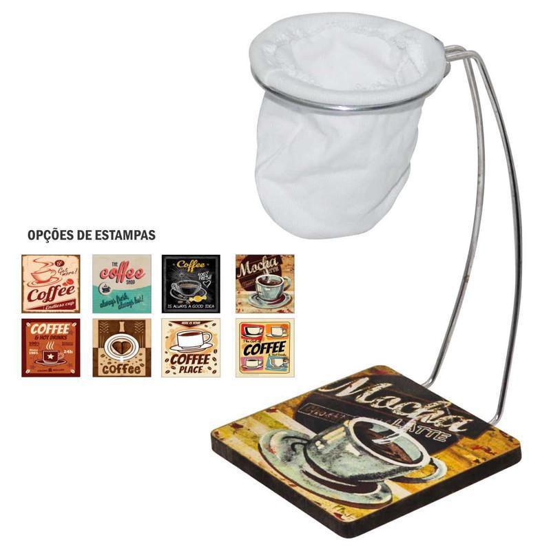 Mini Coador De Cafe Madeira - 12 Unidades - Alpif Aramados - Coador ...