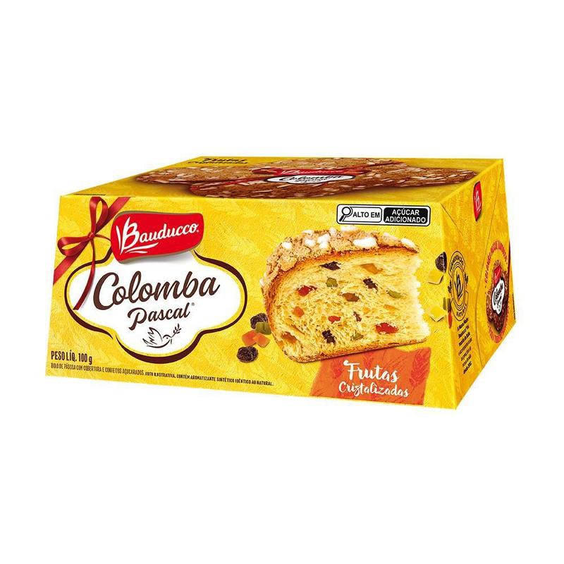 Mini Colomba Pascal com Frutas Cristalizadas Bauducco 100g - Colomba ...