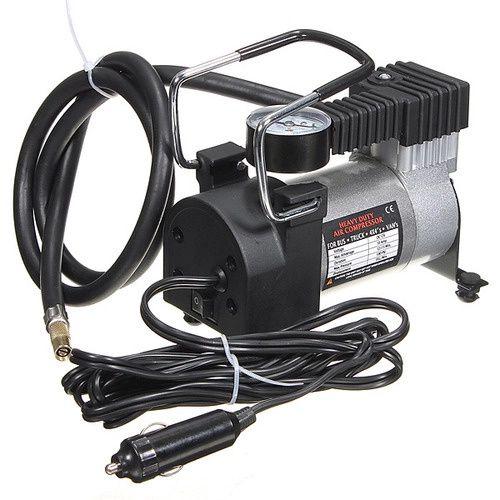 Mini Compressor Portátil de Ar Profissional 12V Calibrar e Encher Pneus ...