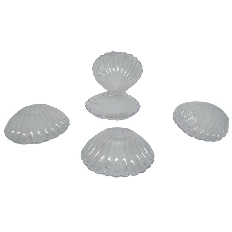 Mini Concha De Plástico Coloridas 10 Unidades Lembrancinha Sereia ...