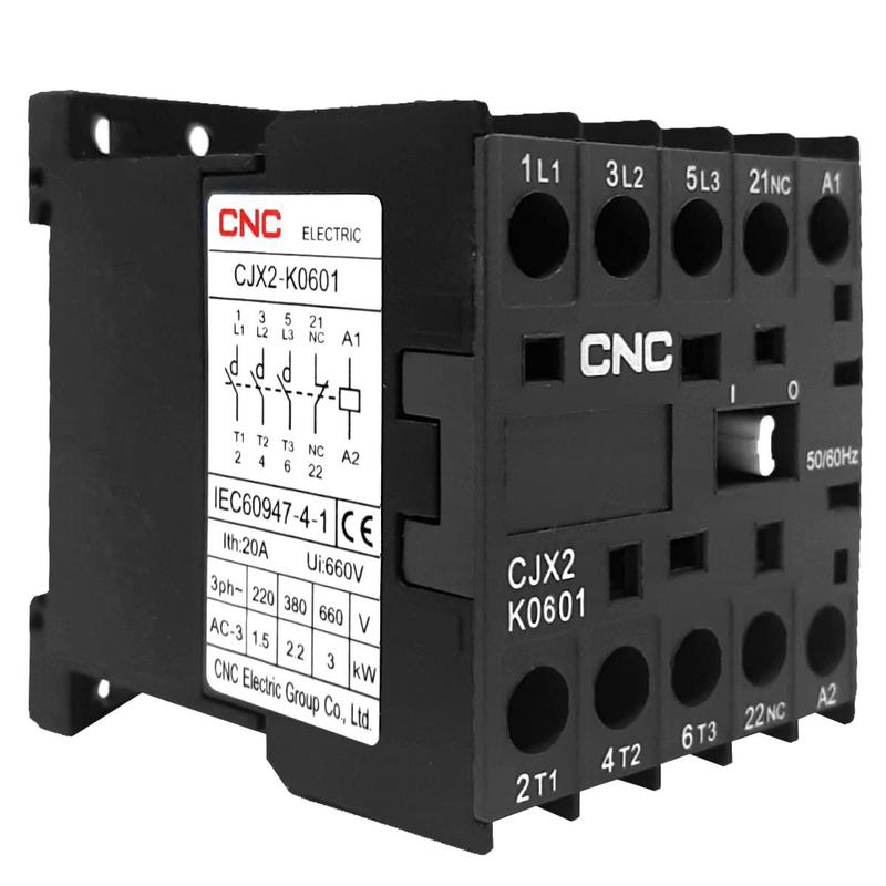 Mini Contator Modelo Cjx2-K 0601 220V - CNC - Contator e Acessórios ...
