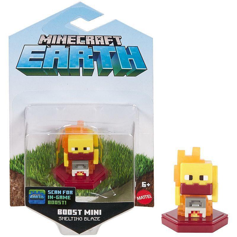Mini Figura Blaze Fundidor - Minecraft Earth - Mattel - Boneco ...