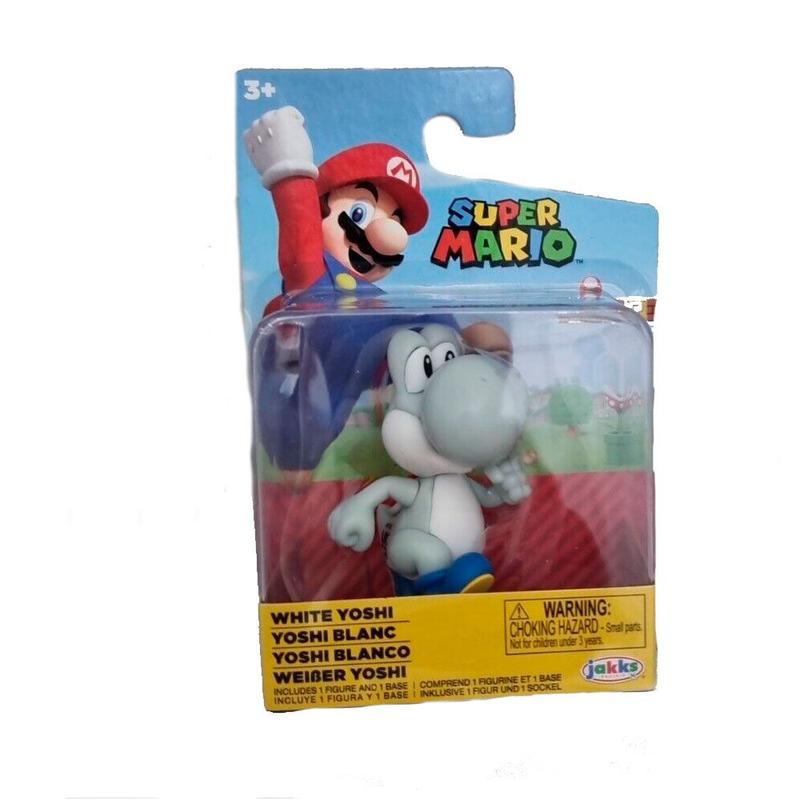 Mini Figura Super Mario Candide Yoshi Branco - Bonecos - Magazine Luiza
