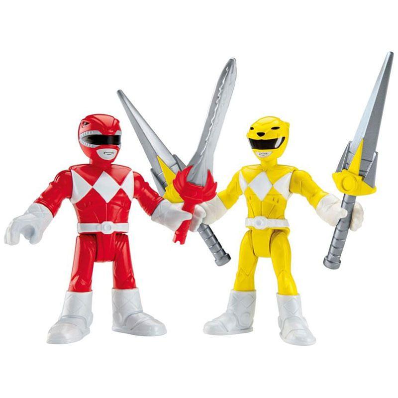 Mini Figuras Imaginext - Go Go Power Rangers - Rangers Amarelo e ...