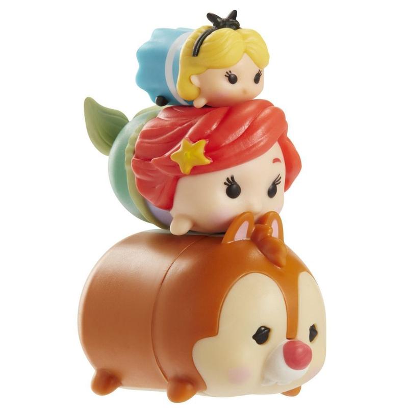 Mini Figuras Tsum Tsum Com 3 Figuras - Teco, Ariel e Alice ESTRELA ...