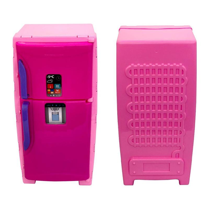 Mini Freezer de Brinquedo com Formas de Gelo, Gaveteiros e Prateleiras ...