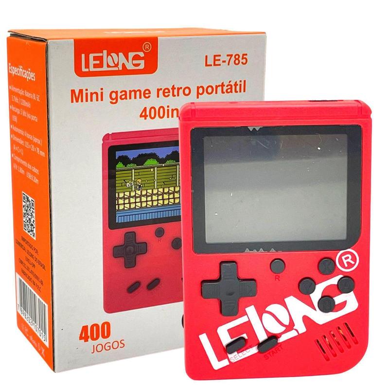 Mini Game Retro Portátil 400IN1 Lelong LE-785 - Game Retrô - Minigame ...