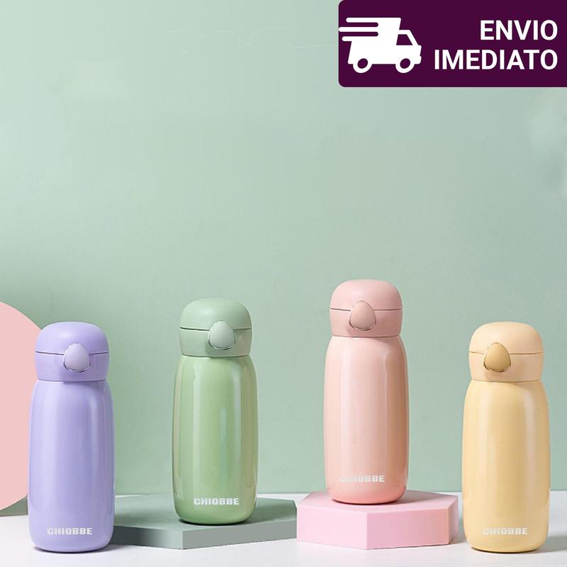 Mini Garrafa Térmica De Aço Inoxidável A Vácuo 320ml Portátil - Chiobbe ...