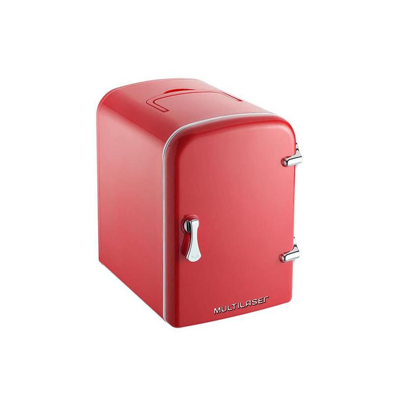 Mini Geladeira Retrô Portátil - 4 Litros - Bivolt - Carregador Veicular ...