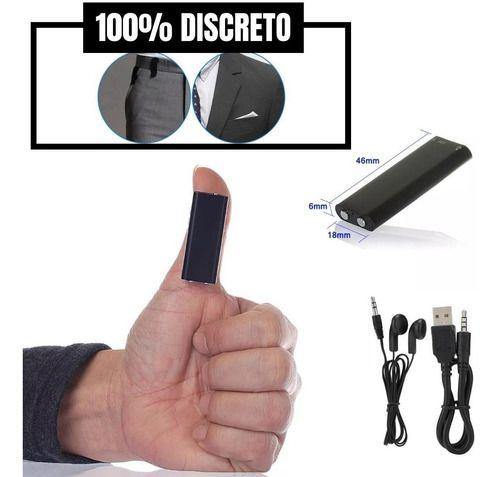 Mini Gravador de Voz Espião - Mini Gravador 3 em 1 - Gravador de Voz ...