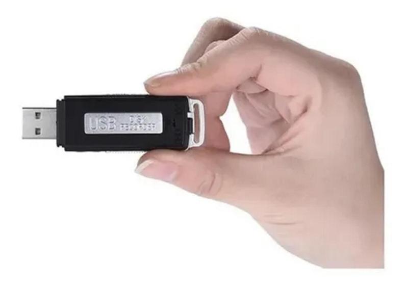 Mini Gravador De Voz Pendrive 8Gb Grava Até 40 Horas - Mztech ...