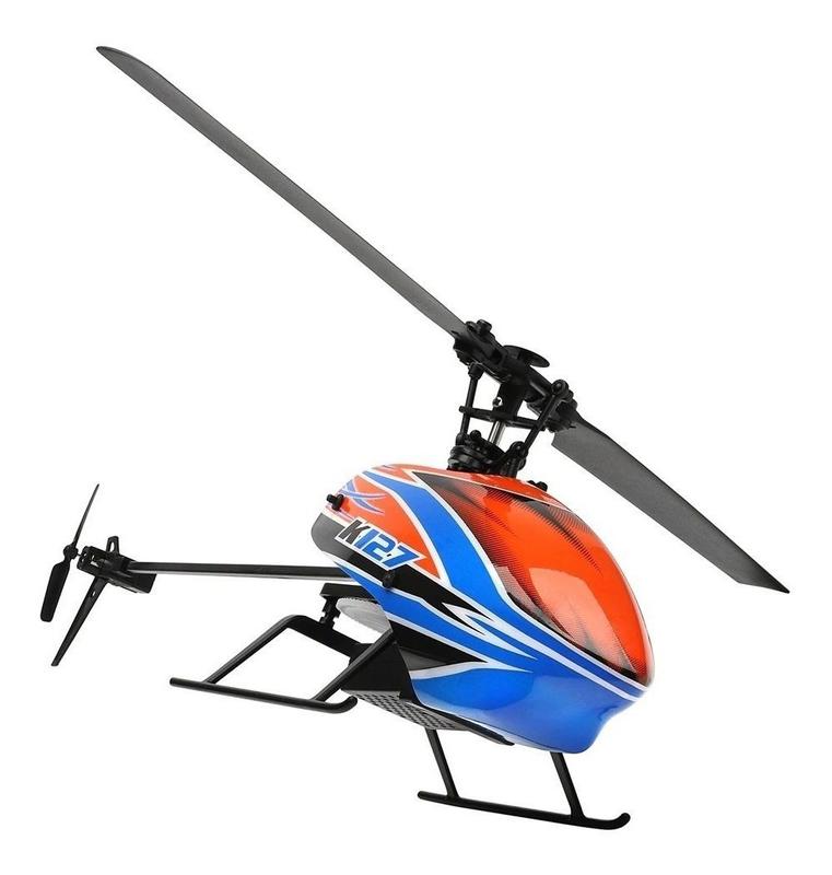 Mini Helicóptero Wltoys Eagle K127 6g 2.4ghz 4 Canais Gyro - Aviões e ...