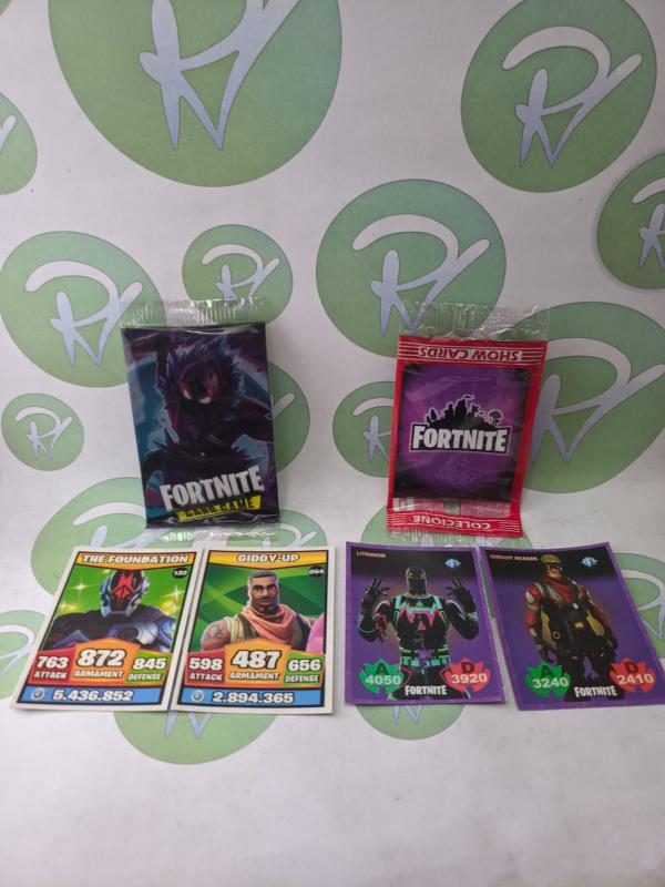 MINI KIT CARDS - FORTNITE - Cards Figurinhas brincadeira de Bater Bafo ...