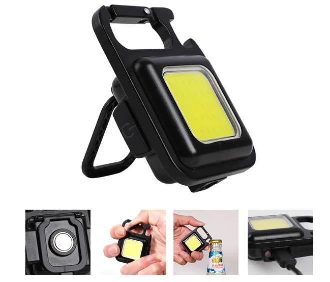 Mini lanterna led potente led abridor chaveiro mosquetão - KL - Mini ...
