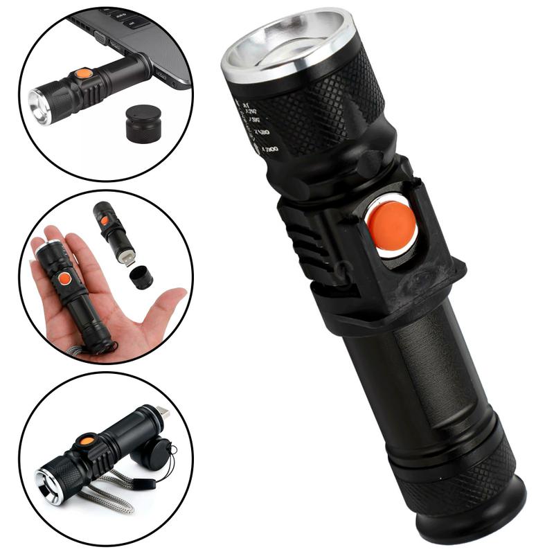 Mini Lanterna LED USB Super Brilho c/ Zoom BM-8411 - BMAX - Mini ...