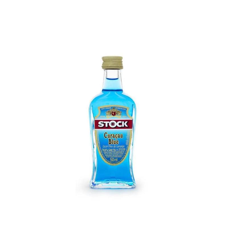 Mini Licor Curaçau Blue Stock 50Ml - Stock Destilaria - Licor ...