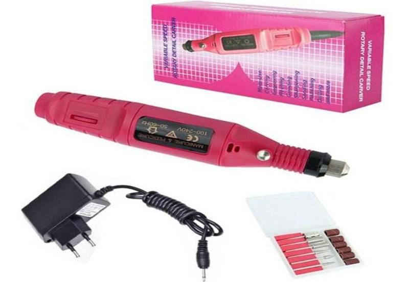 Mini Lixa De Unha Elétrica Profissional Manicure Pedicure - Cuidados ...
