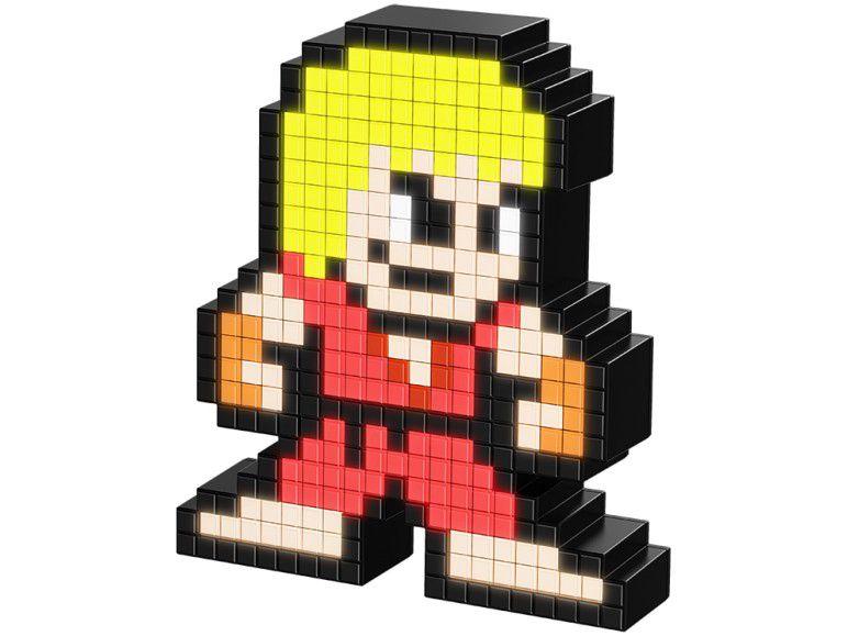 Mini Luminária de Mesa Street Fighter PDP - Pixel Pals Ken - Bonecos ...