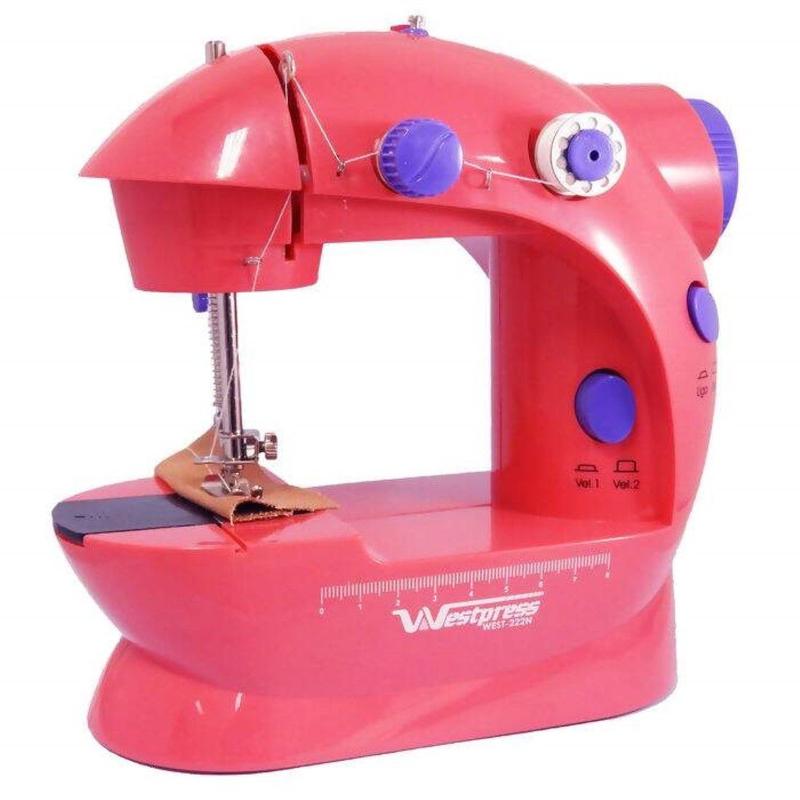 Mini Maquina de Costura Westpress 222N - Pink - Mac-len - Máquina de ...