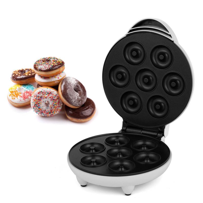 Mini Máquina De Fazer Donuts Rosquinhas 7 Furos 110v - Donut Maker - Cilindro / Máquina para ...