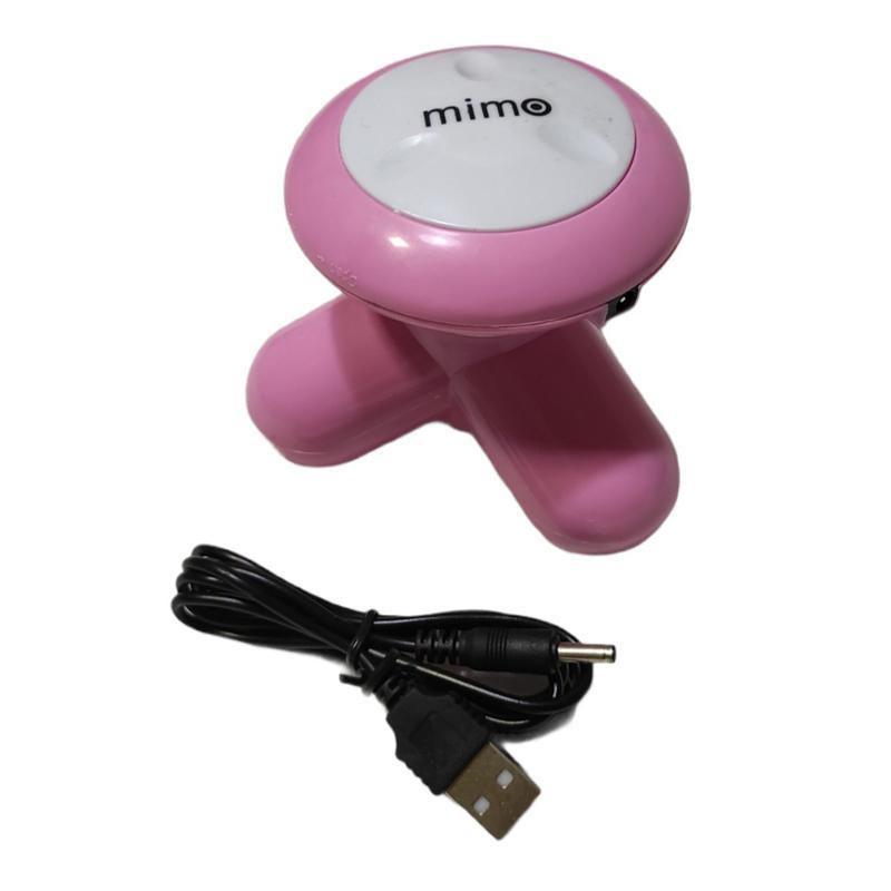 Mini Massageador Portatil A Pilha Mimo - Rosa - Novo Seculo ...