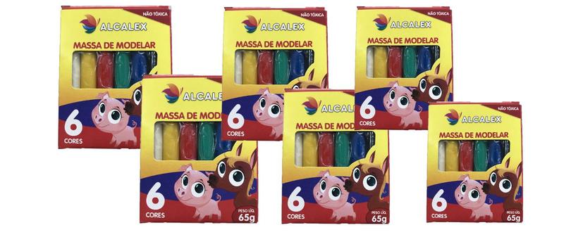 Mini Massinha Modelar Lembrancinha Prenda Festa Junina Kit 6 - SAO ...