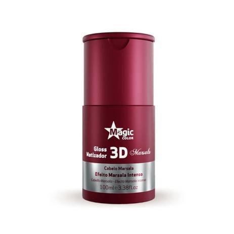 Mini Matizador 3D Marsala - Efeito Marsala Intenso - 100ml - Magic ...