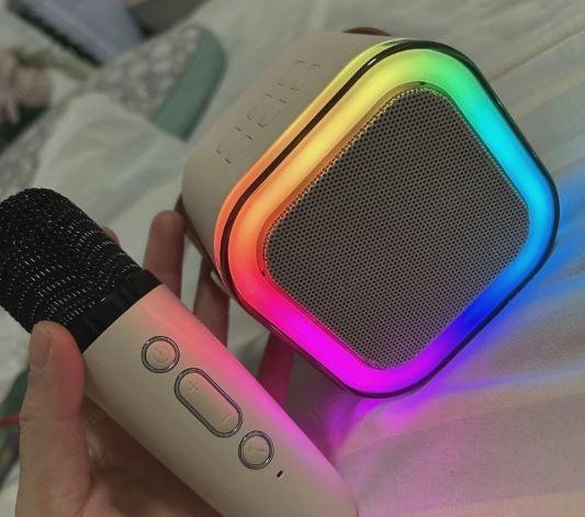 Mini Microfone Portátil e Alto-falante All-in-one Família K-song ...