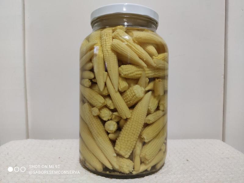 Mini Milho inteiro em conserva - Sabores em Conserva - Milho em ...