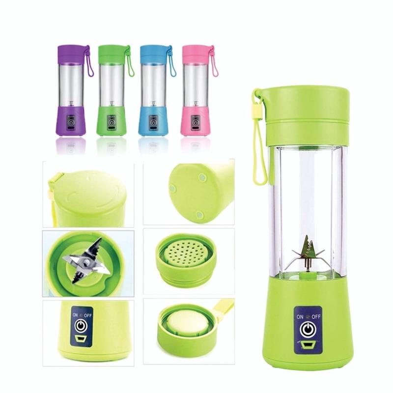 Mini Mixer Liquidificador Portátil Com 6 Lâmina Usb - Mini ...