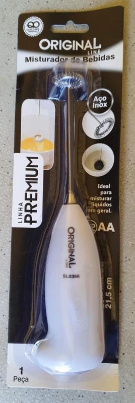 Mini Mixer Misturador Manual de Bebidas 21,5cm Original - Mixer ...